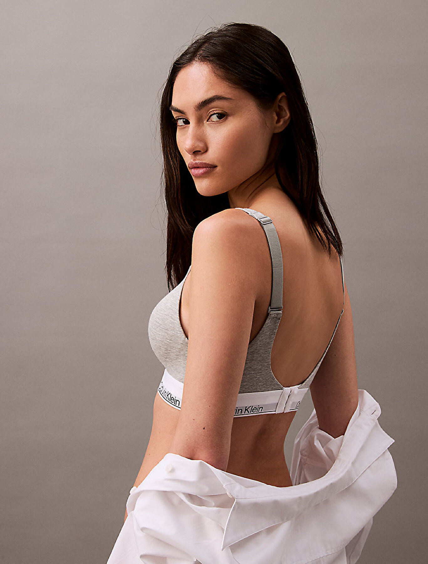 Kad n Lift Bralet Gri 000QF7900EP7A Calvin Klein