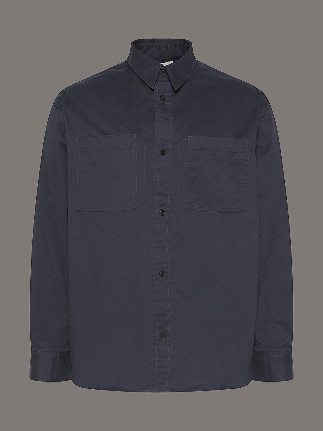 Erkek Oversized Work Gömlek Mavi LV04RB100GCGE | Calvin Klein