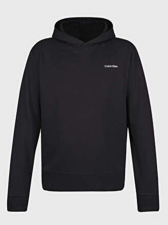 Erkek Angled Back Logo Sweatshirt Siyah K10K112439BEH | Calvin Klein